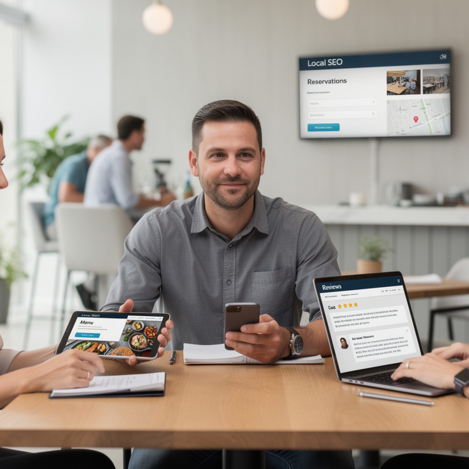 Site web pour restaurant : menu, réservation, avis et SEO local - DualMedia